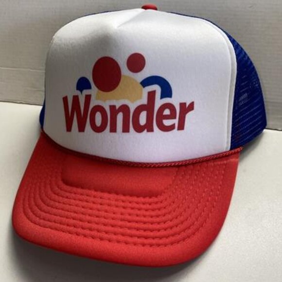 Accessories | Retro Vintage Style Wonder Bread Hat Trucker Racing Ricky ...
